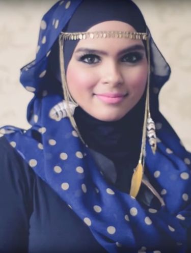 Tampil Cantik Dengan Hijab Ala Putri Arab ~ HIJAB TUTORIAL